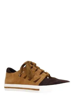 L'AMOUR DES PIEDS Kanav Leather Sneakers - Coffee/chocolate