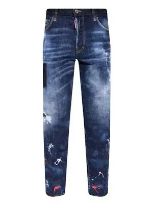Dsquared2 Skinny Tapered Fit Jeans - Blue