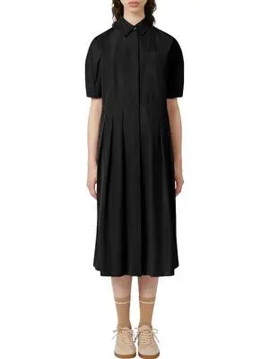 MM BY MAX MARA Cadmio Midi Shirtdress - Black