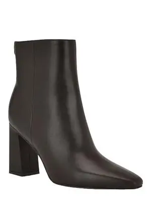 Nine West Reraye Bootie - Dark Brown Leather