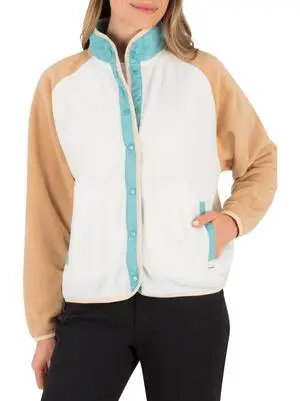 Hurley Colorblock Polar Fleece Jacket - Tofu