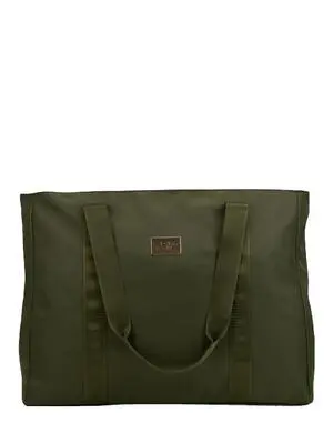 Badgley Mischka Nylon Weekender Duffel Bag - Olive Green
