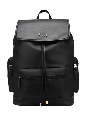 ELLE 23l Monogram Travel Backpack - Black