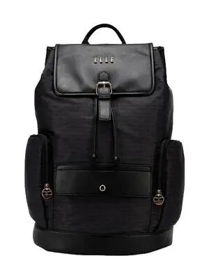 ELLE Eleganza 25l Monogram Backpack - Black