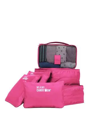 MIAMI CARRY ON 6-piece Packing Cubes - Pink
