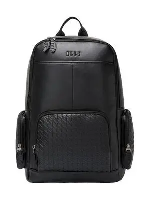ELLE 27l Leisure Luxe Vegan Leather Backpack - Black