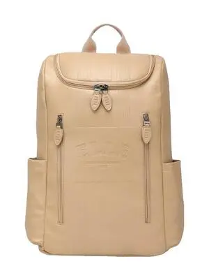 ELLE 22l Vegan Leather Backpack - Nude
