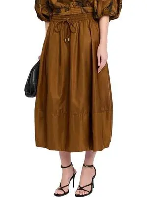 Cinq À Sept Sirani Parachute Skirt - Toffee