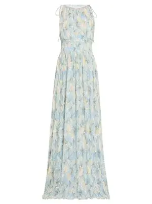 Veronica Beard Yardley High-neck Maxi Dress - Yardley Dress