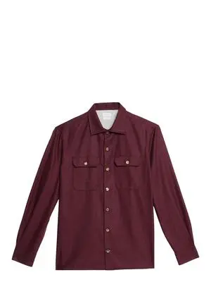 BRUNELLO CUCINELLI Carded Flannel Overshirt