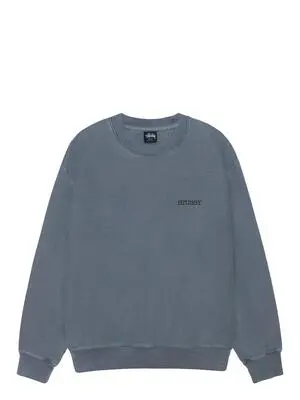 StÜssy Jumbo Crew Pigment Dyed - Blue