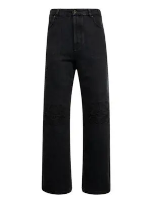Loewe Anagram Baggy Jeans - Black