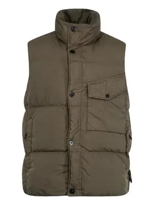 Stone Island Down Padded Vest - Green