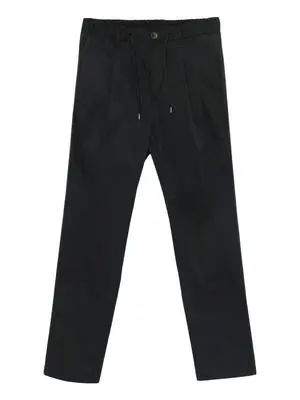 Herno Pleated Drawstring Trousers - Blue