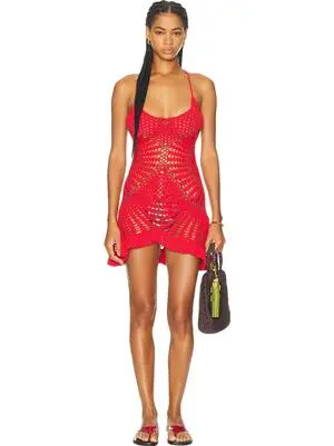 Akoia Swim Lingka Mini Dress - Red