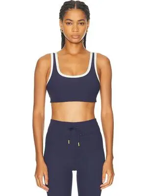 The Upside Silverstone Harley Scoop Sports Bra - Navy