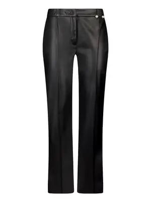 Liu Jo Faux Leather Trousers - Black