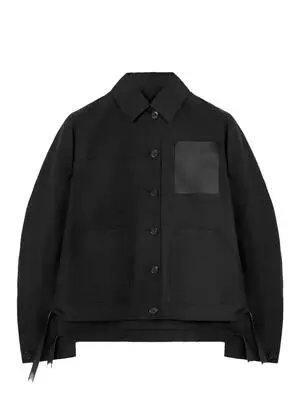 Loewe Button-fastening Pocket Jacket - Black