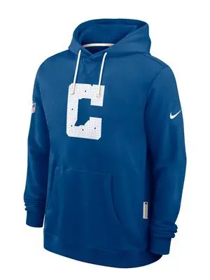 Nike Indianapolis Colts Initial Home Sideline Nfl Pullover Hoodie - Blue