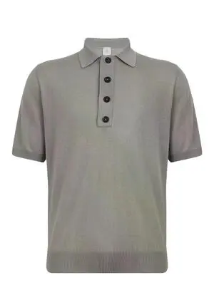 ELEVENTY Short-sleeve Button Polo Shirt