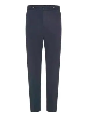 PT TORINO Drawstring-waist Trousers - Blue