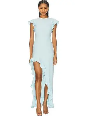Amanda Uprichard Anarosa Ruffled High-low Dress - Larimer