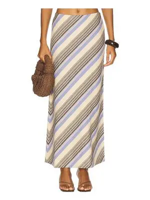 Faithfull The Brand Elise Skirt - Marine Stripe