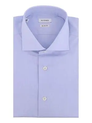 NUGNES 1920 Cotton Shirt - Blue
