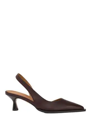 ATP ATELIER Desana Nappa Slingbacks - Walnut