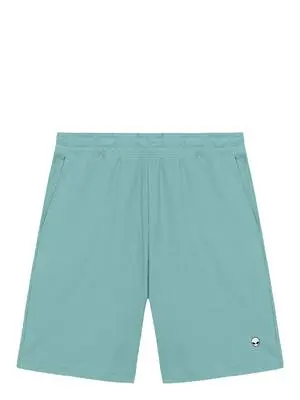 DALIX Pique Shorts With Alien Design - Arctic Blue