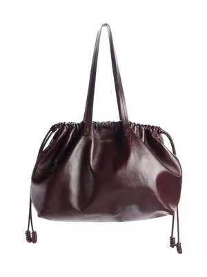 Isabel Marant Silven Leather Tote - Burgundy