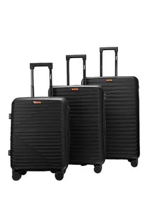 BOBCAT Excavator 3-piece Spinner Luggage Set - Black