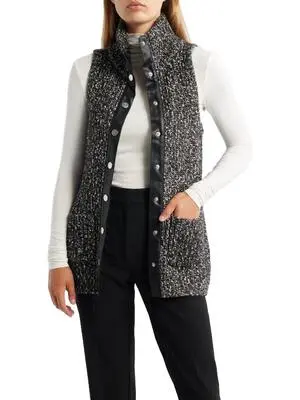 ANNE KLEIN Anne Klein Cotton Blend Sweater Vest