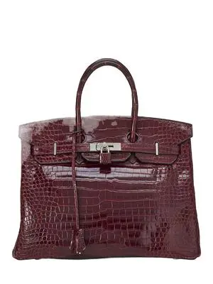 HERMÈS Hermès Crocodile Porosus Birkin 35