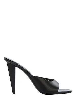JUDE Sky 110 Leather Mules - Black