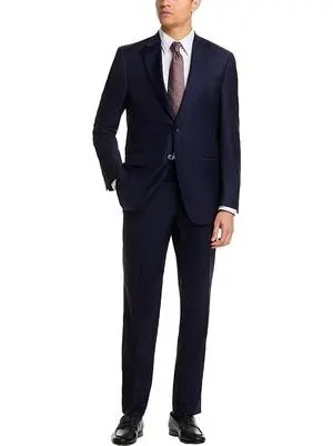 Peter Millar Flynn Solid Classic Wool Regular Fit Suit - Navy