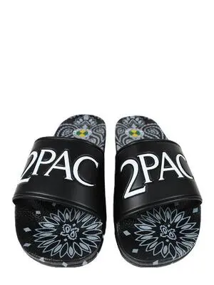 CROSS COLOURS 2pac Paisley Slides - Black