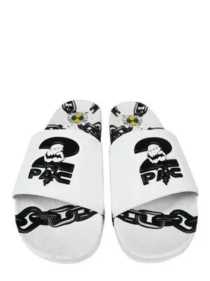 CROSS COLOURS 2pac Chain Slides - White