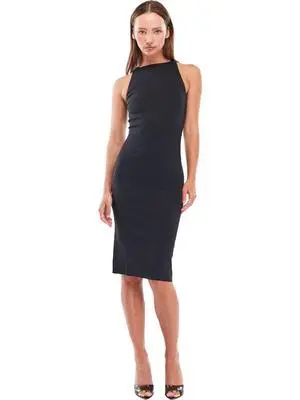 MOTHER OF ALL Dina Midi Dress - Black