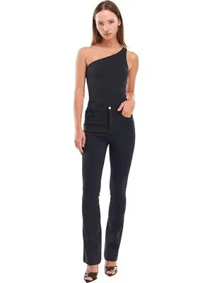 MOTHER OF ALL Kathrine Straight Leg Pants - Black