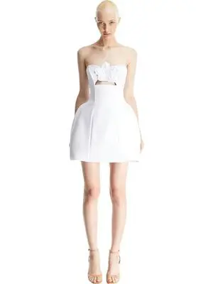 MOTHER OF ALL Fiona Mini Dress - White