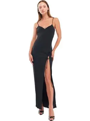 MOTHER OF ALL Nancy Maxi Dress - Black