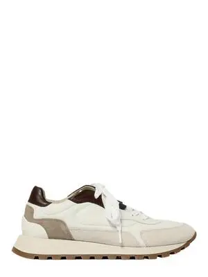 Brunello Cucinelli Lace-up Sneakers - White