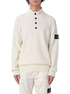 Stone Island Stone Island Virgin Wool Turtleneck Jumper With Compass Logo Patch Black 1