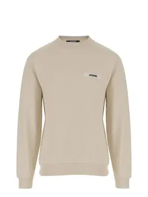 Jacquemus Crewneck Sweatshirt Beige