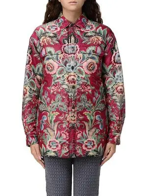 Etro Floral Print Jacket - Violet