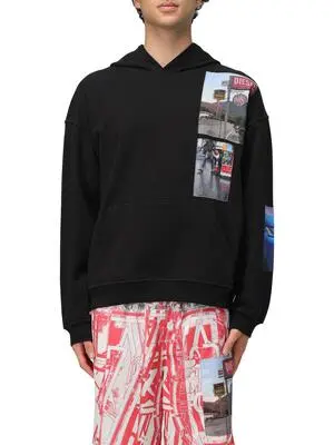 DIESEL Printed Sweatshirt - Black