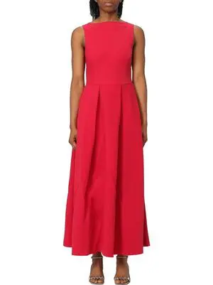 Emporio Armani Sleeveless Midi Dress - Cherry
