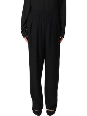 Emporio Armani Wide Leg Trousers Black