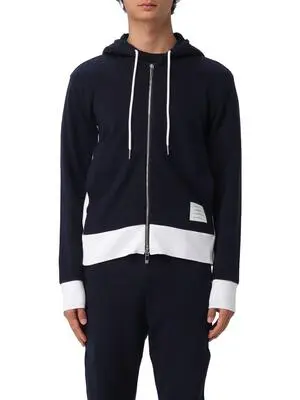 Thom Browne Full Zip Sweatshirt - Navy